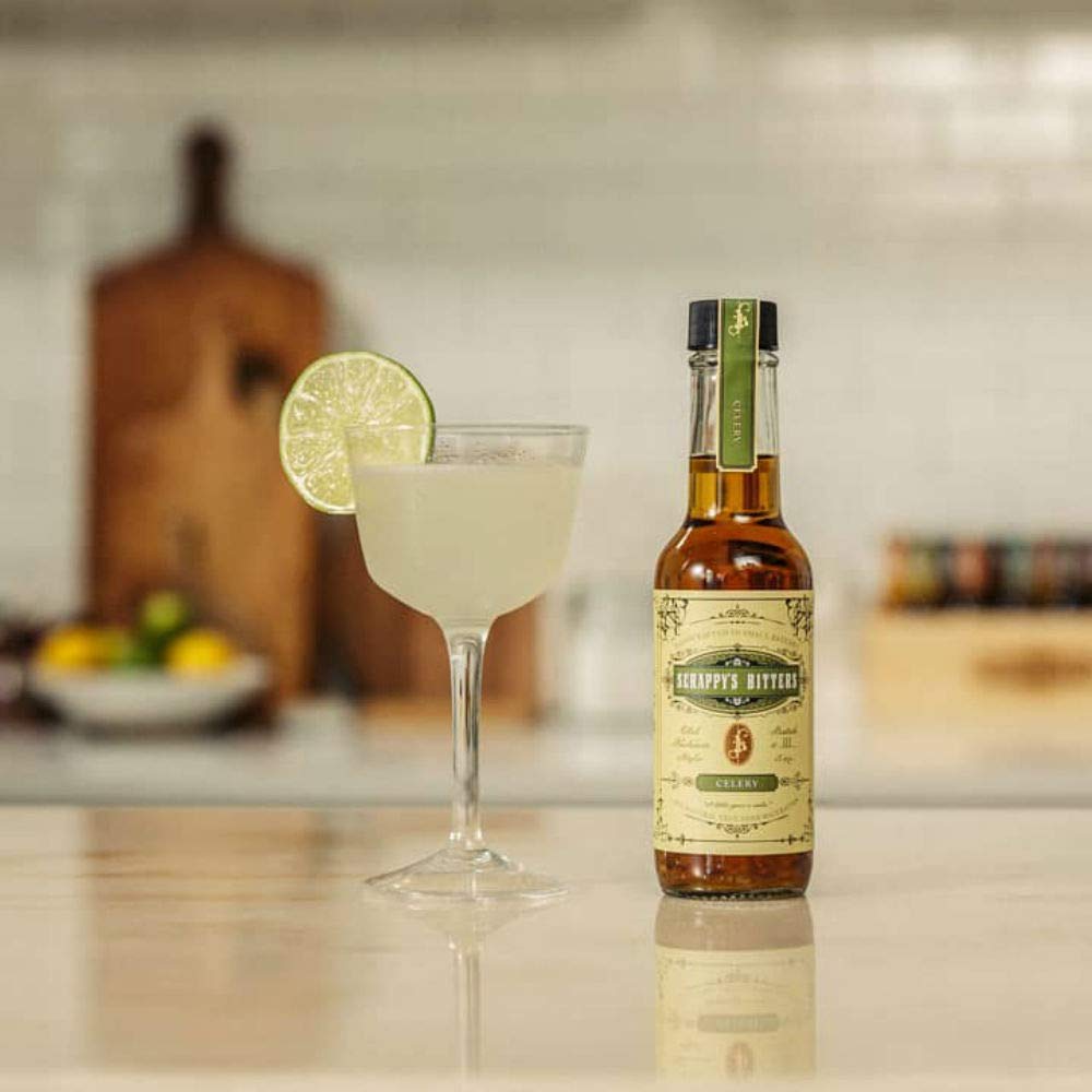 Scrappy's Bitters - Celery, 5 oz - Organic Ingredients, Finest Herbs & Zests, No Extracts, Artificial Flavors, Chemicals or Dyes. Made in the USA!