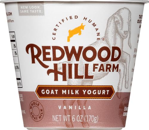 Redwood Hill Goat Milk Yogurt, Vanilla, 6 oz