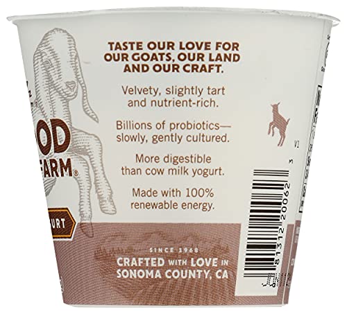 Redwood Hill Goat Milk Yogurt, Vanilla, 6 oz