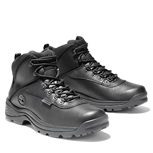 Timberland Men's White Ledge Mid Waterproof Hiking Boot, Black, 13