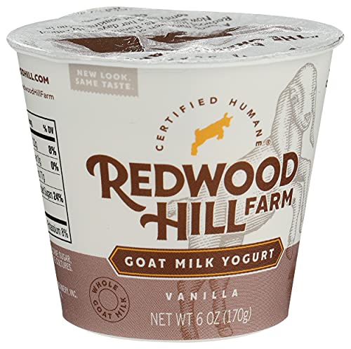 Redwood Hill Goat Milk Yogurt, Vanilla, 6 oz