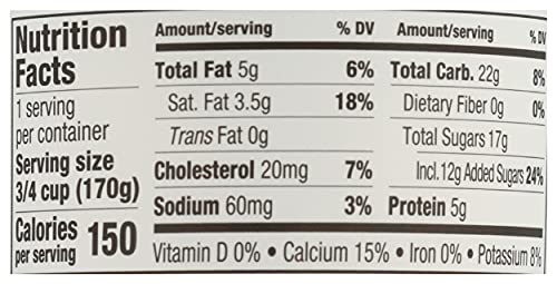 Redwood Hill Goat Milk Yogurt, Vanilla, 6 oz