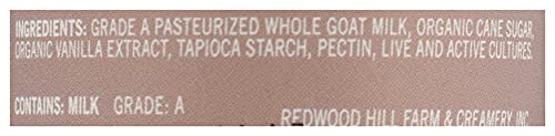 Redwood Hill Goat Milk Yogurt, Vanilla, 6 oz