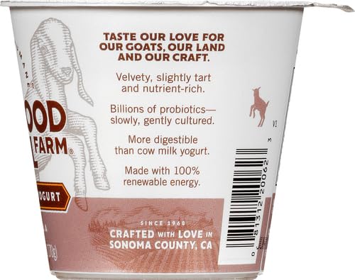 Redwood Hill Goat Milk Yogurt, Vanilla, 6 oz