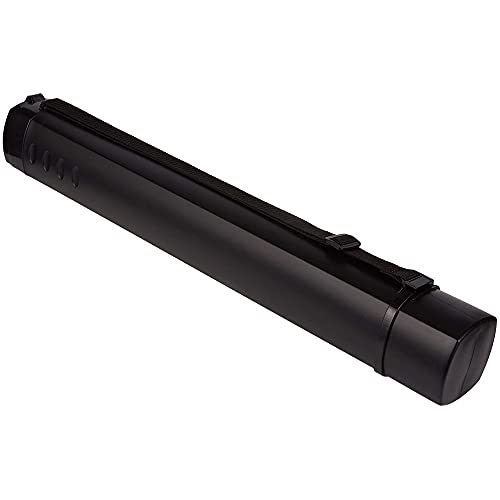 Juvale Black Expandable Storage Tube for Posters, Blueprints, and Artwork (20 to 35 in)