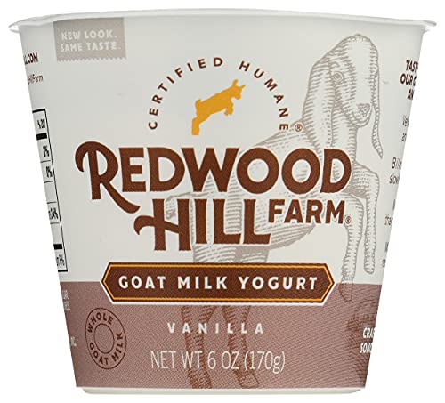 Redwood Hill Goat Milk Yogurt, Vanilla, 6 oz