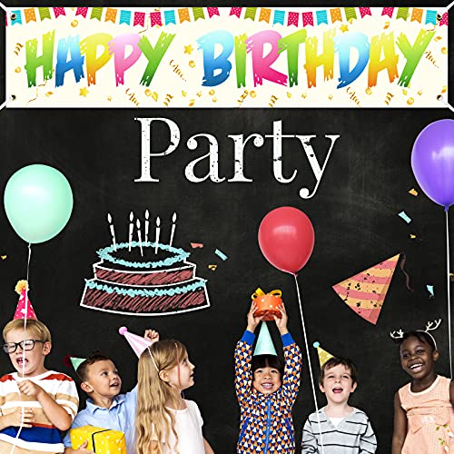 3 Pieces Blank Banners Large Signs 2 x 4 Ft 2 x 6 Ft 1.6 x 9.8 Ft Polyester Oxford Cloth Banner DIY White Blank Banner with Hanging Rope for Indoor Wall Outdoor Party Business Office, Easy Hanging