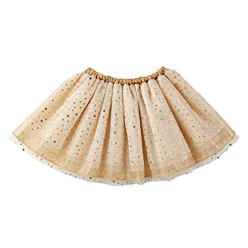 Stephan Baby Baby Girls' Tutu, Gold Sparkle, 6-18 Months