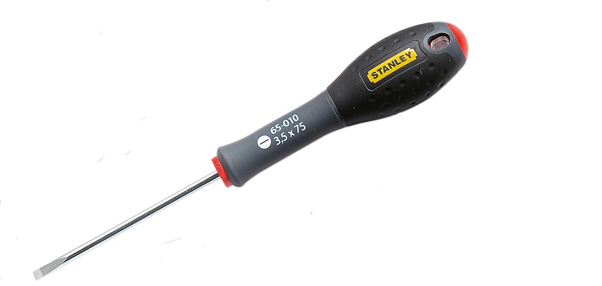 Stanley 065438 Fatmax Screw Driver Set includes Parallel/ Flared/ Phillips/ Pozi Drives (7 Pieces)