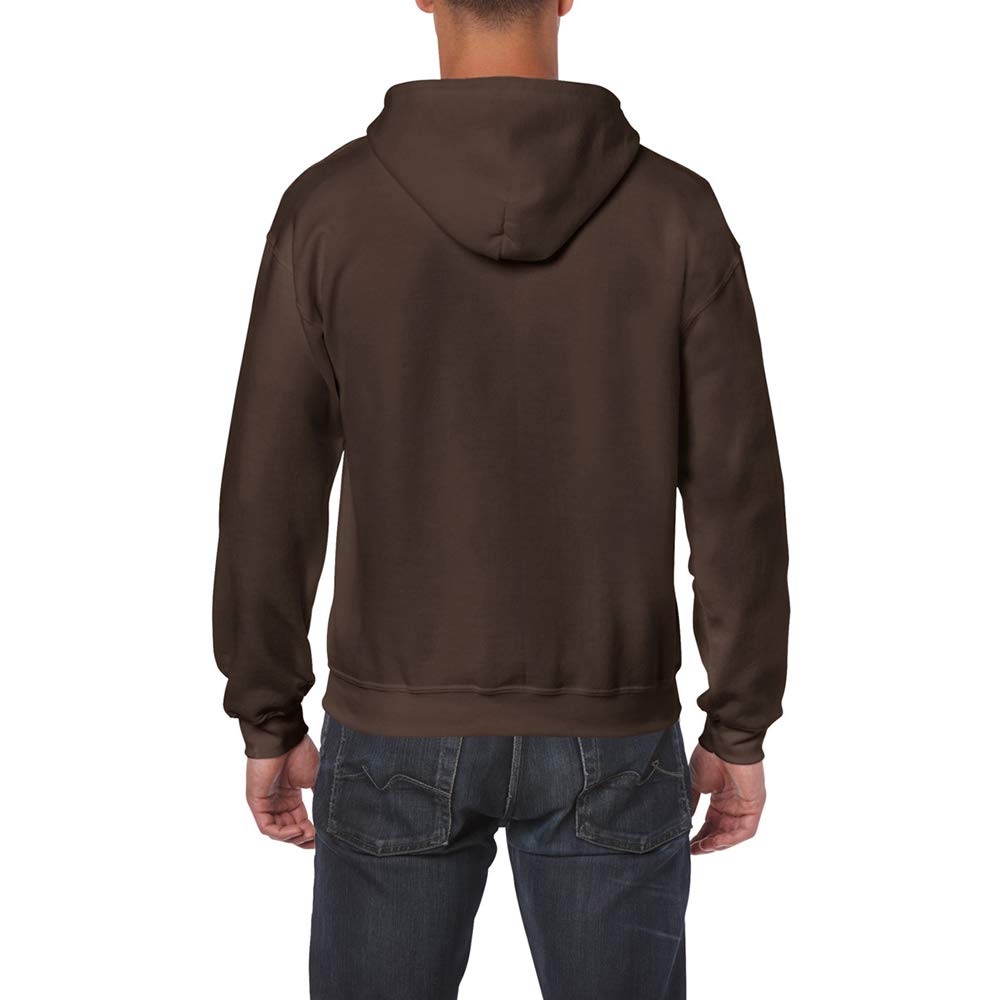 Gildan Heavy Blend Unisex Adult Full Zip Hooded Sweatshirt Top (XL) (Irish Green)