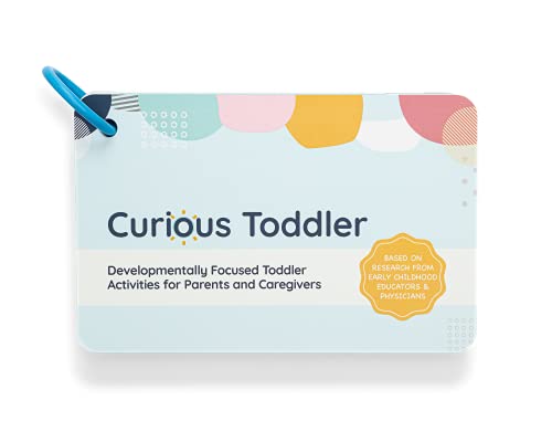 Curious Toddler⢠Activity Cards | 40+ Activities for Toddler & Me (12-24 Months) | Developmentally-Focused and Stimulating Creative Playtime Ideas | Bonus: Two Recipes for Dough & Dyed Pasta