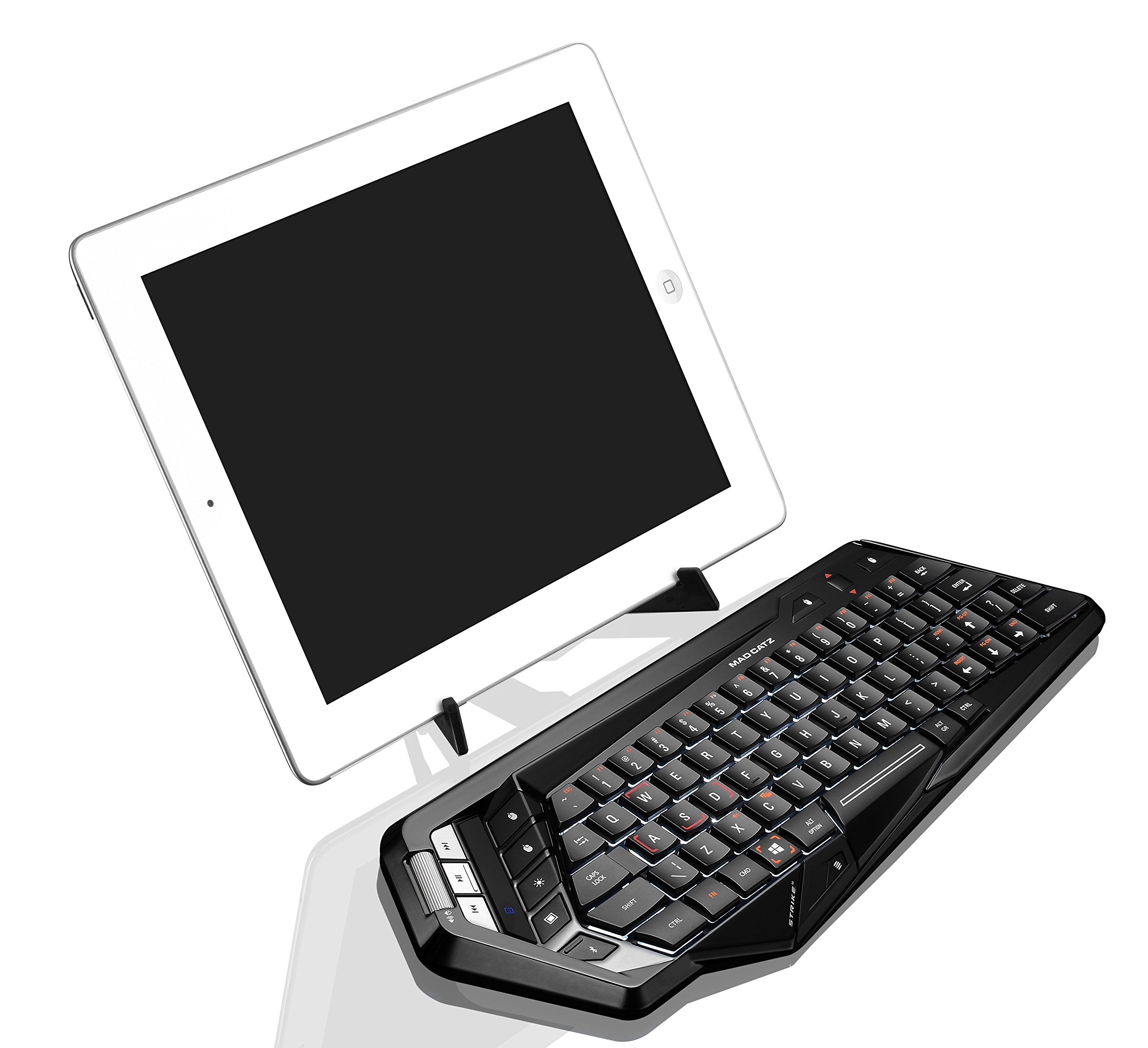 Mad Catz S.T.R.I.K.E.M Wireless Keyboard for Android and Windows Smart Devices, PC, and Mac - Gloss Black