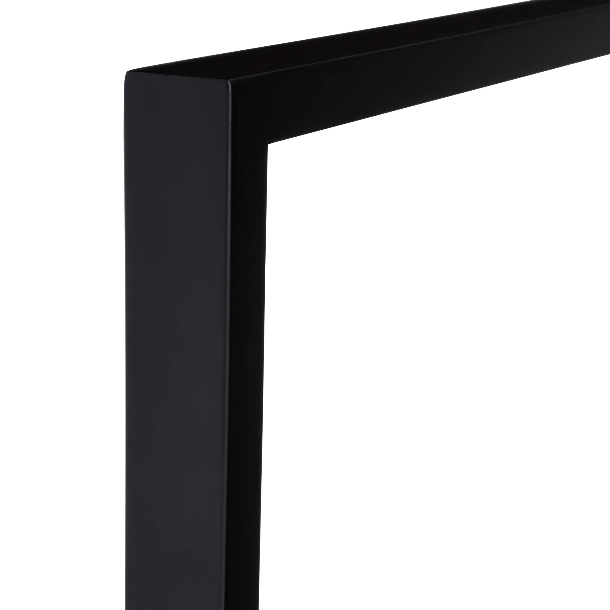 Ambiance Gallery Wood 1.5" Deep Picture Frames - 16x20" Black Wood Frame, Shatter-Resistant Acrylic Glazing & MDF Backing, Horizontal or Vertical Wall Wall Display