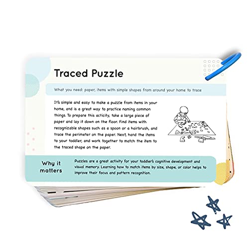 Curious Toddler⢠Activity Cards | 40+ Activities for Toddler & Me (12-24 Months) | Developmentally-Focused and Stimulating Creative Playtime Ideas | Bonus: Two Recipes for Dough & Dyed Pasta