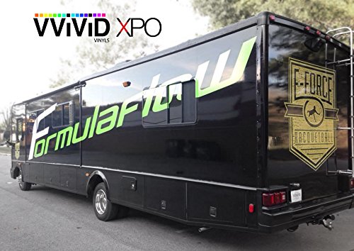 VViViD Black High Gloss Realistic Paint-Like Microfinish Vinyl Wrap Roll XPO Air Release Technology (1ft x 5ft)