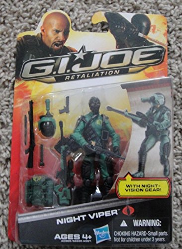 G.I. JOE NIGHT VIPER ROC 25TH 30TH POC ANNIVERSARY RETALIATION NEW RARE COBRA .HN#GG_634T6344 G134548TY68650