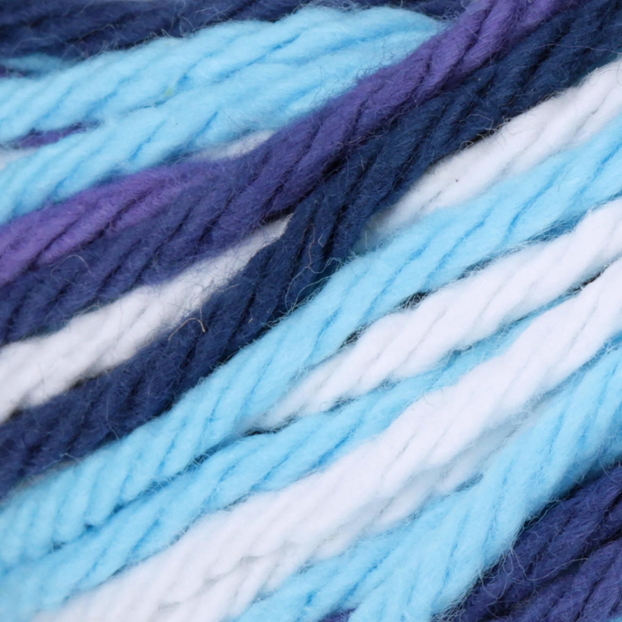 Lily Sugar 'N Cream The Original Ombre Yarn, 2oz, Gauge 4 Medium, 100% Cotton, Moondance - Machine Wash & Dry