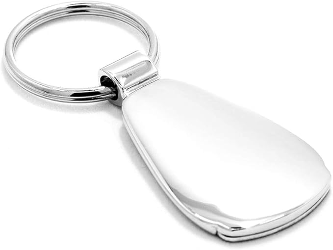 Au-Tomotive Gold Inc. Officially Licensed Black Teardrop Key Chain for Honda Accord