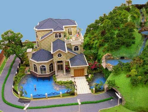 MOMOONNON 36 Pieces Model Trees 1.36-6 inch Mixed Model Tree Train Scenery Architecture Trees Fake Trees for DIY Crafts, Building Model, Scenery Landscape Natural Green