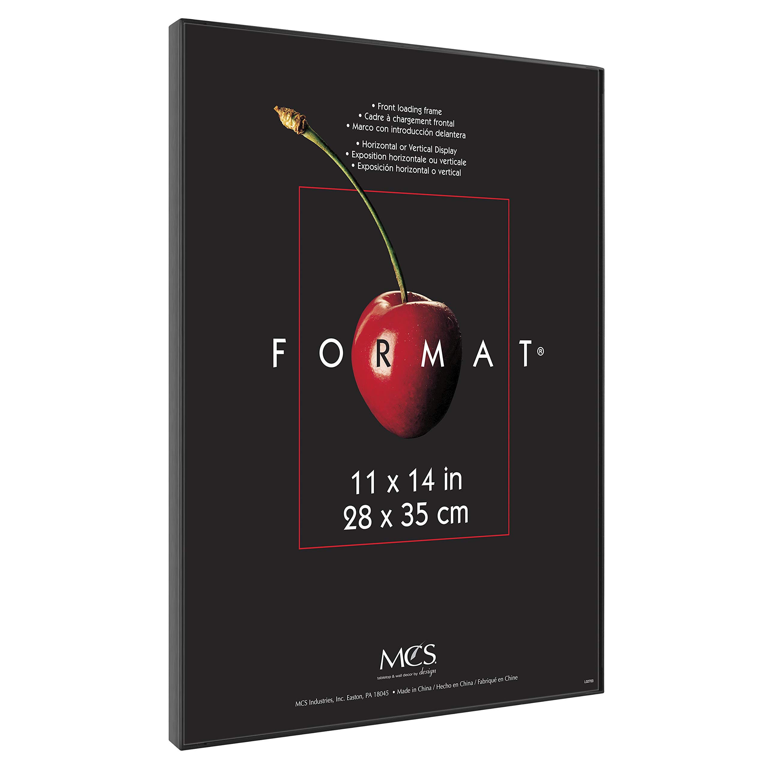 MCS Format Picture Frames, Gallery Wall Frames, Black, 11 x 14, Single