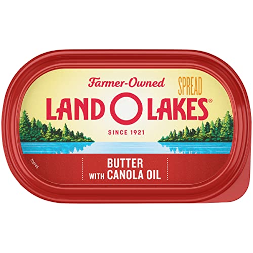 Land O LakesĀ® Butter with Canola Oil, Spreadable, 8 oz tub
