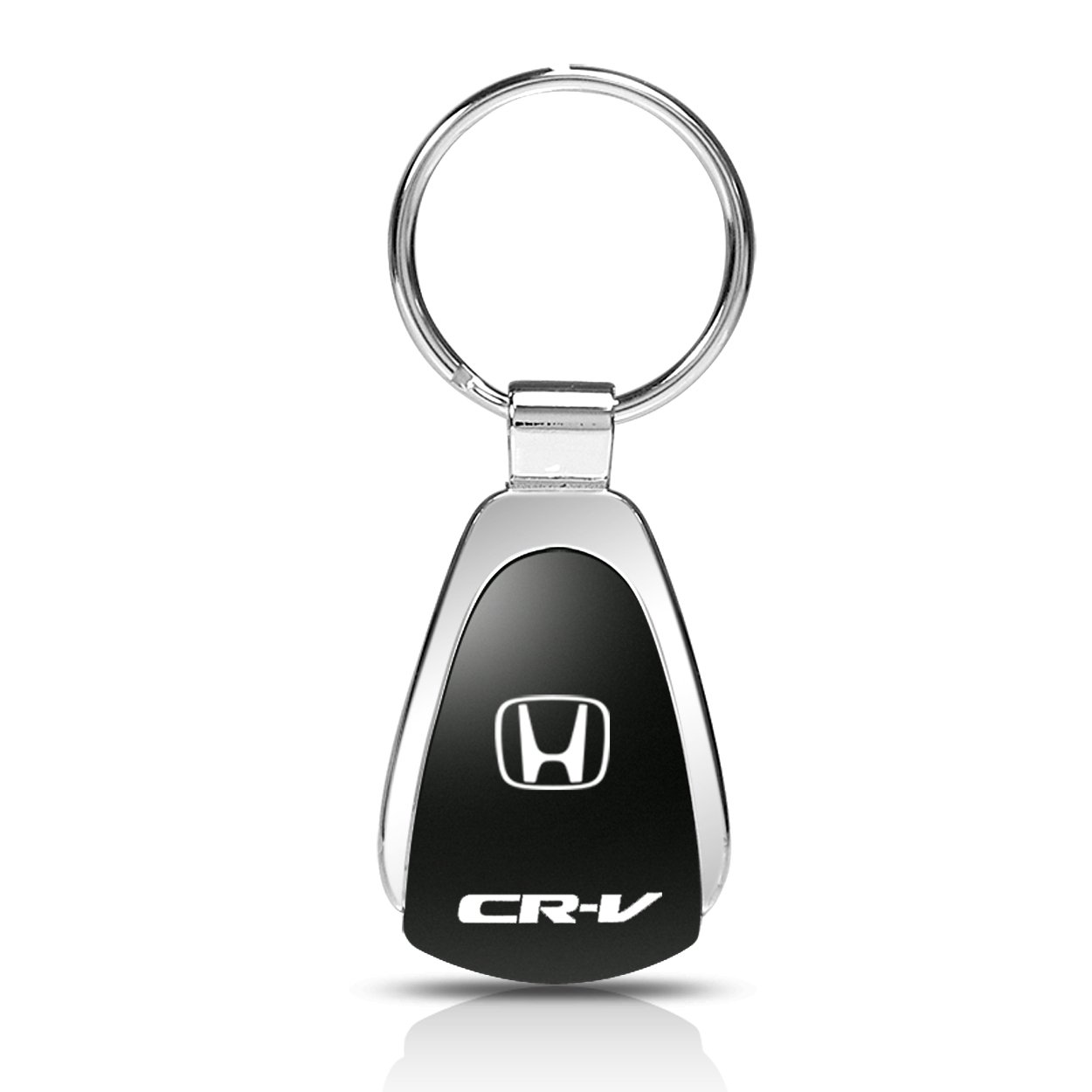 Au-TOMOTIVE GOLD, INC. Officially Licensed Black Teardrop Key Chain for Honda CR-V