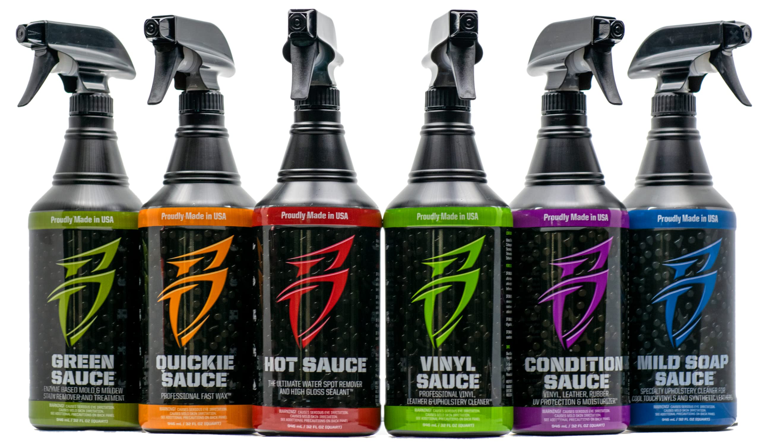 Boat Bling VS-0032 Vinyl Sauce Premium Vinyl and Leather Cleaner, 32 Oz., for Boats, RVs, Powersport Vehicles and More