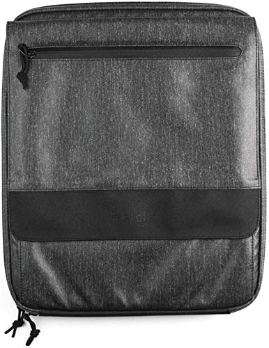 ETCHR Slate Satchel - 2 in 1 Art Travel Case and Small Messenger Bag for Essential Art Supplies - Multipurpose Weatherproof Travel Portfolio for Adults and Teens - Tripod Mountable Portfolio Bag