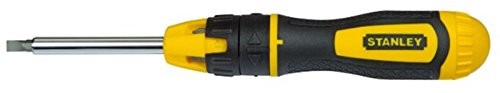 Stanley STHT0-62574 Bit-Screwdriver with 20 Bits and Ratchet, Black/Yellow