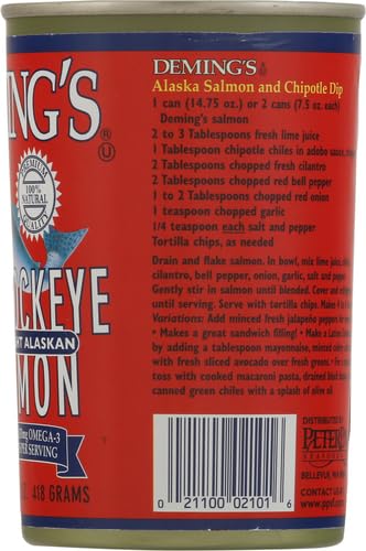 Deming's Wild Caught Alaskan Salmon, 14.75 oz