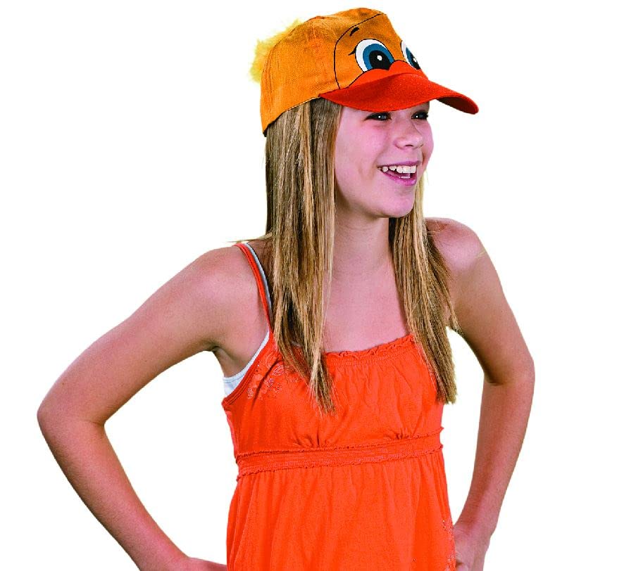 Fun Express - Luau Ducky Shaped Baseball Cap for Party - Apparel Accessories - Hats - Baseball Caps - Party - 1 Piece