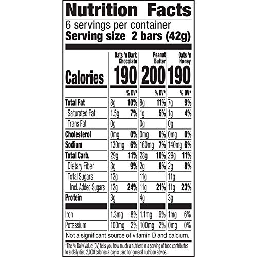 Nature Valley Crunchy Granola Bars, Variety Pack, 12 Bars, 8.94 OZ (6 Pouches)