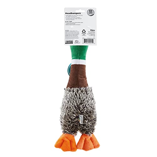 Charming Pet Headbangerz Duck Plush Squeaky Light-Up Dog Toy