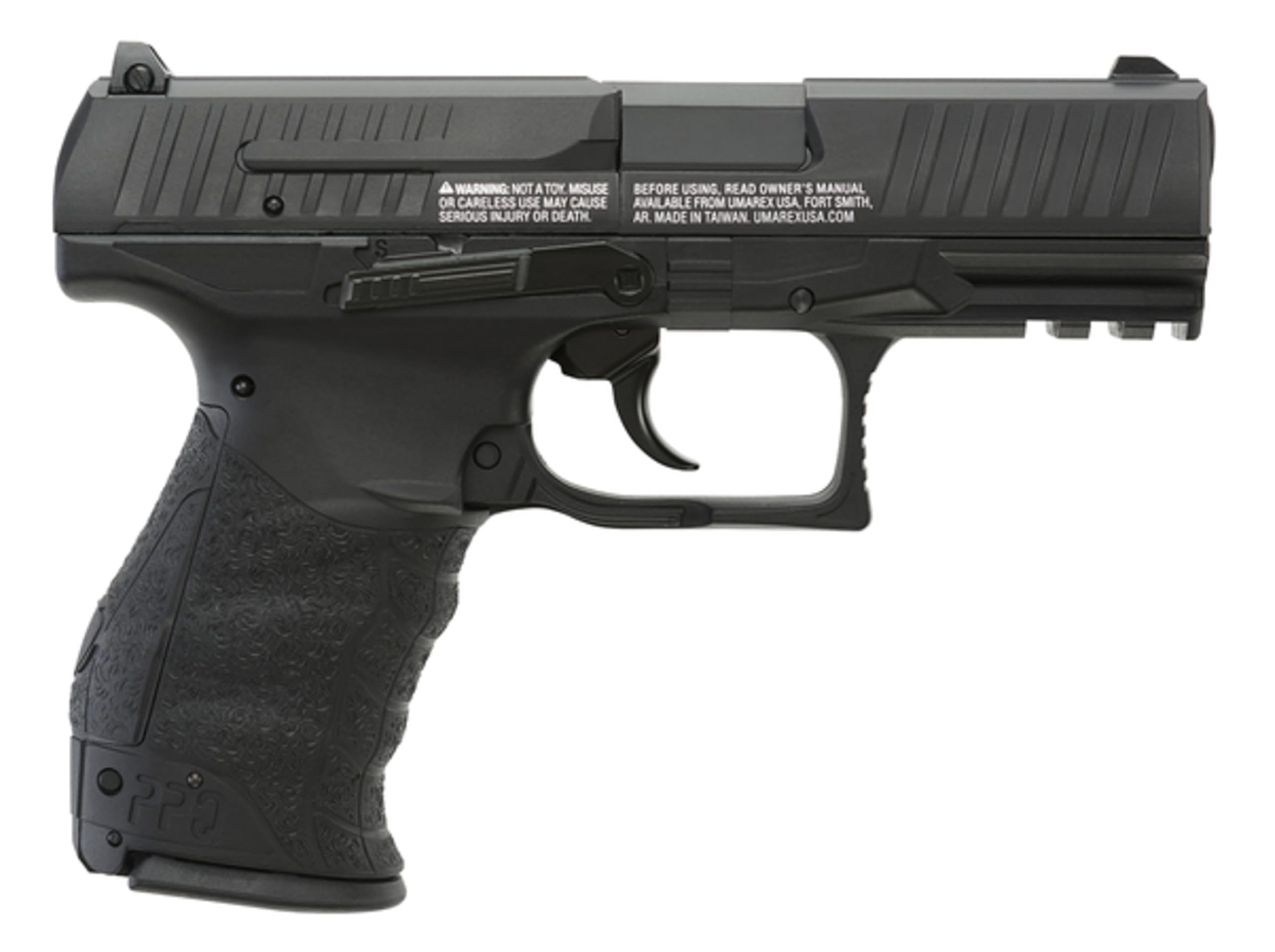 Umarex Walther PPQ .177 Caliber Pellet or BB Gun Air Pistol (2256010) , Black