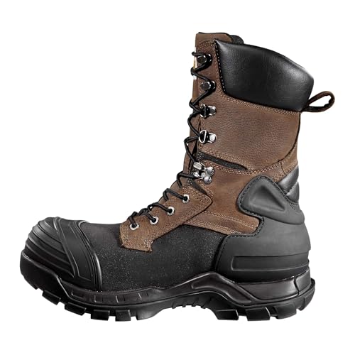 Carhartt Men's 10" Waterproof Insulated PAC Composite Toe Boot CMC1259,Brown Oiltan/Black Coated,13 M US