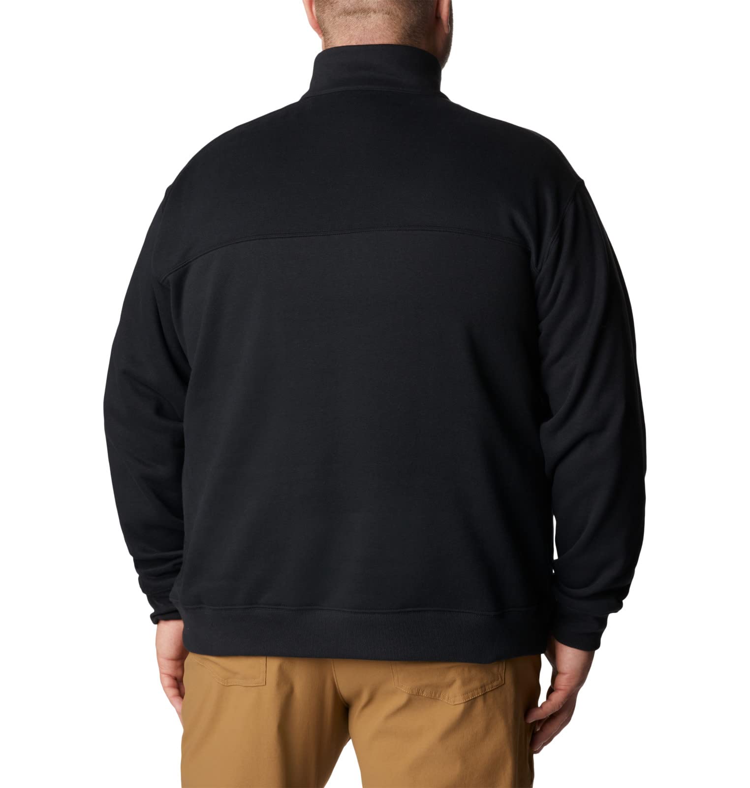 Columbia Mens Hart Mountain II Half Zip Fleece Jacket, Black, XX-Large