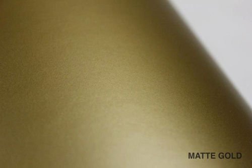 VViViD Matte Metallic Pearl Gold 2ft x 5ft Car Wrap Vinyl Roll with Air Release 3MIL-VViViD8