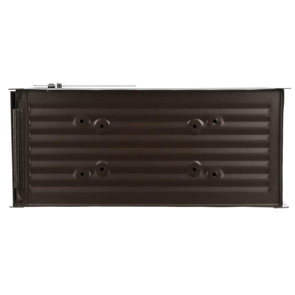 Gibraltar Mailboxes Northpointe Large Capacity Galvanized Steel Venetian Bronze, Post-Mount Mailbox, NM16NV01