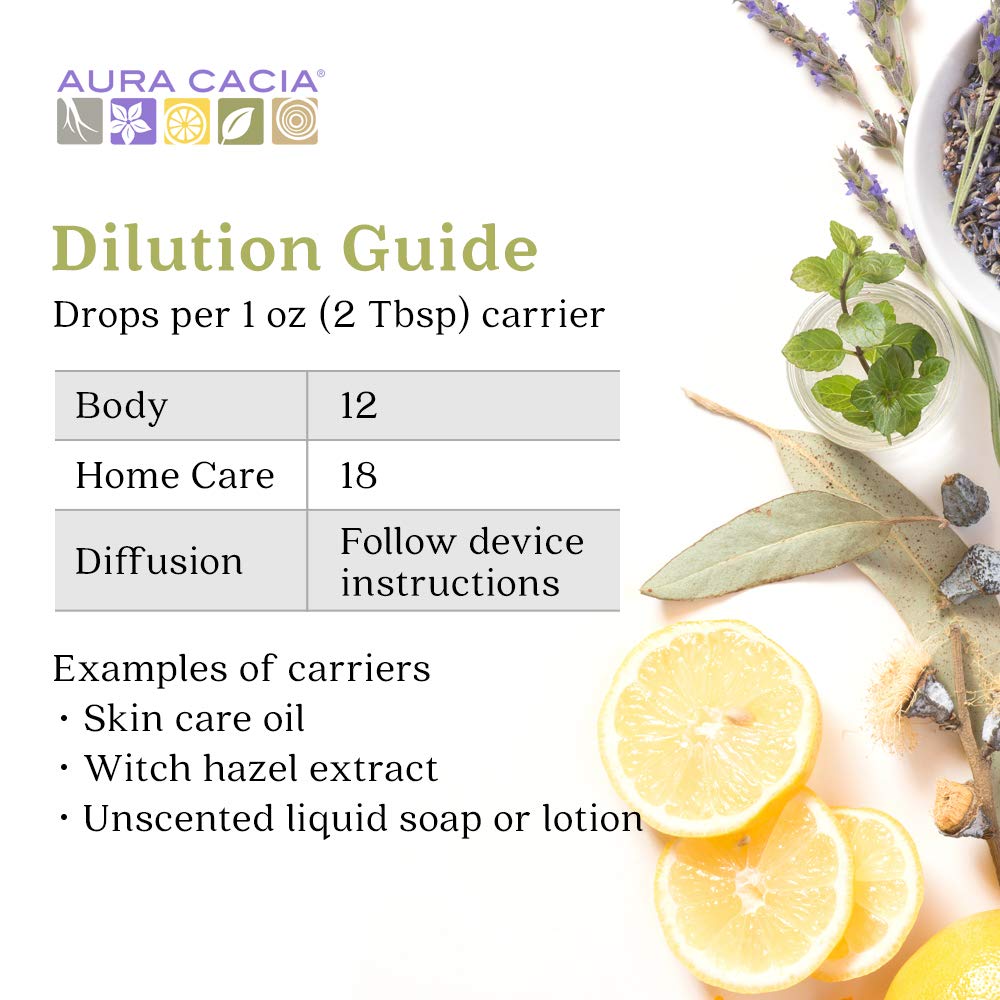 Aura Cacia 100% Pure Geranium Essential Oil | GC/MS Tested for Purity | 15 ml (0.5 fl. oz.) | Pelargonium graveolens