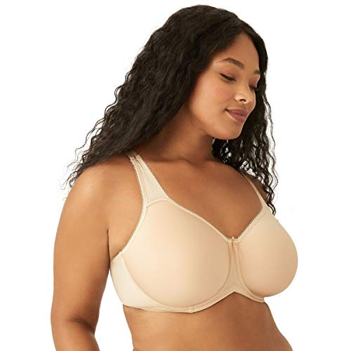 Wacoal Womens Basic Beauty Contour T-shirt Bras, Sand, 36D US