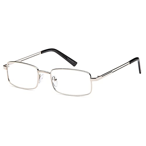 GAMMA RAY OPTICS Reading Glasses 3X Stainless Flex 2.50 Readers