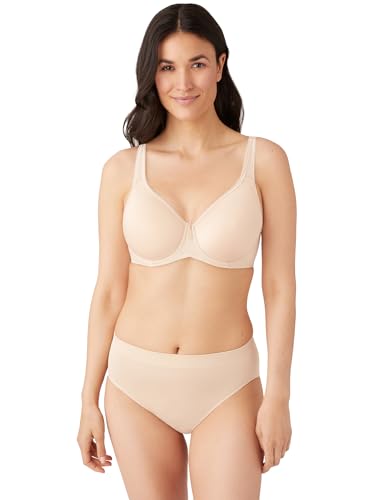 Wacoal Womens Basic Beauty Contour T-shirt Bras, Sand, 36D US