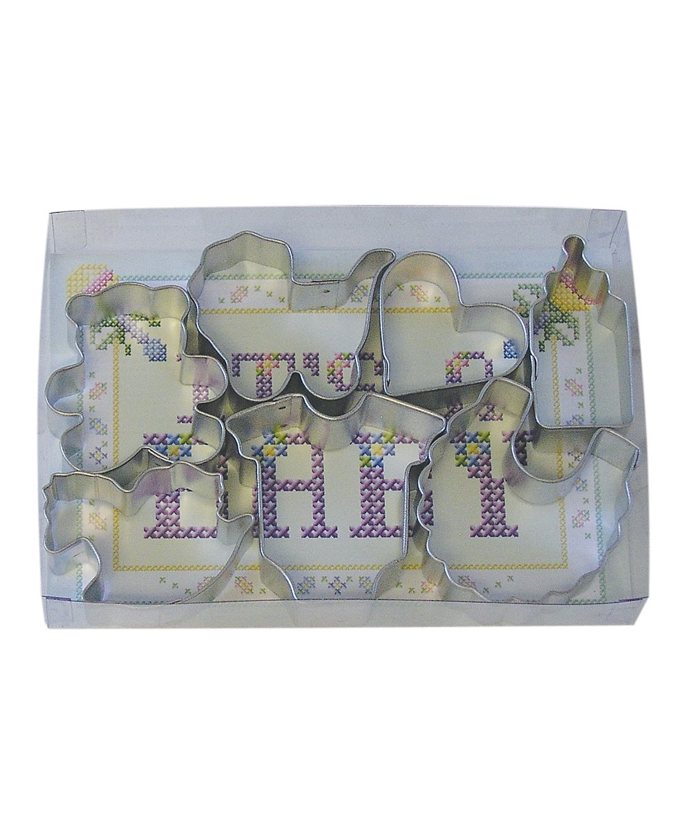 R&M International Mini Baby Cookie Cutters, Assorted, 7-Piece Set