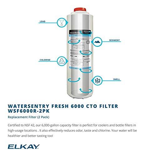Elkay LZWSSM EZH2O Bottle Filling Station Surface Mount, Filtered Non-Refrigerated Stainless, 25.44 x 17.94 x 8.19 inches, Stainless Steel