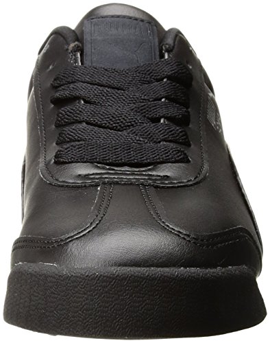 PUMA Mens Roma Sneaker, Basic black-black, 9.5