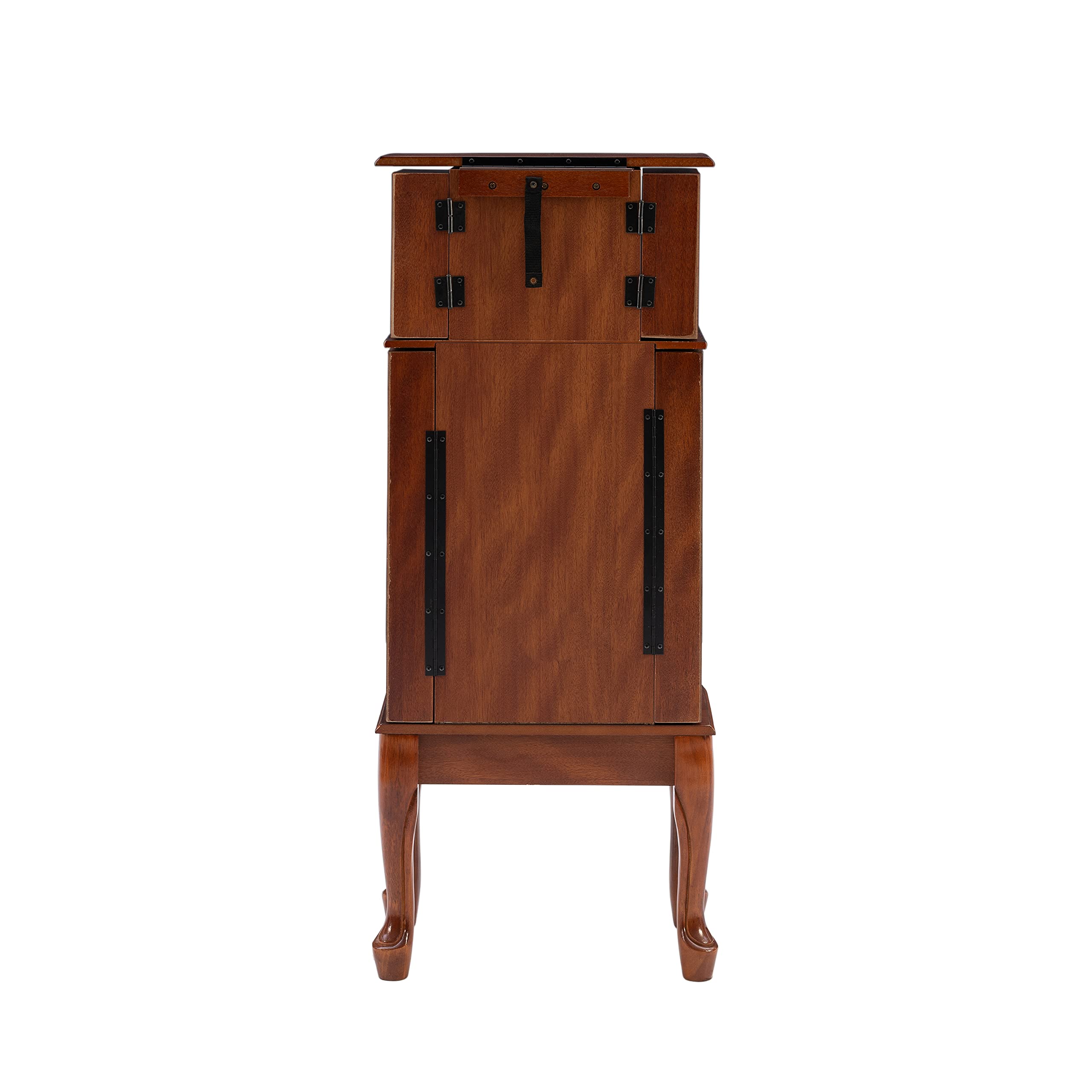 Powell Classic Cherry Jewelry Armoire, 16.5 x 40.25 x 11.88