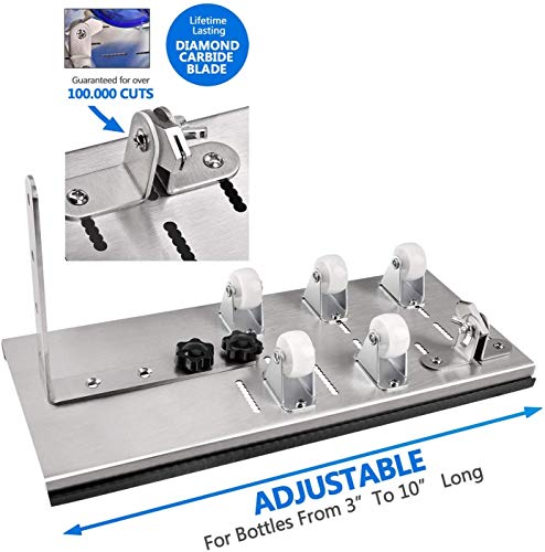 Bottle Cutter & Glass Cutter Kit, for Cutting Wine Bottle or Jars to Craft Glasses