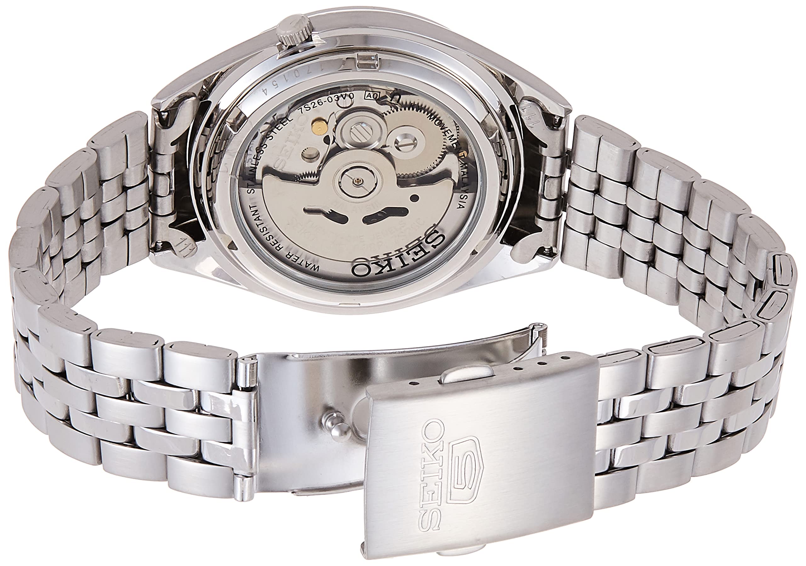 SEIKO 5 Men's SNKL23 Stainless Steel Automatic Casual Watch