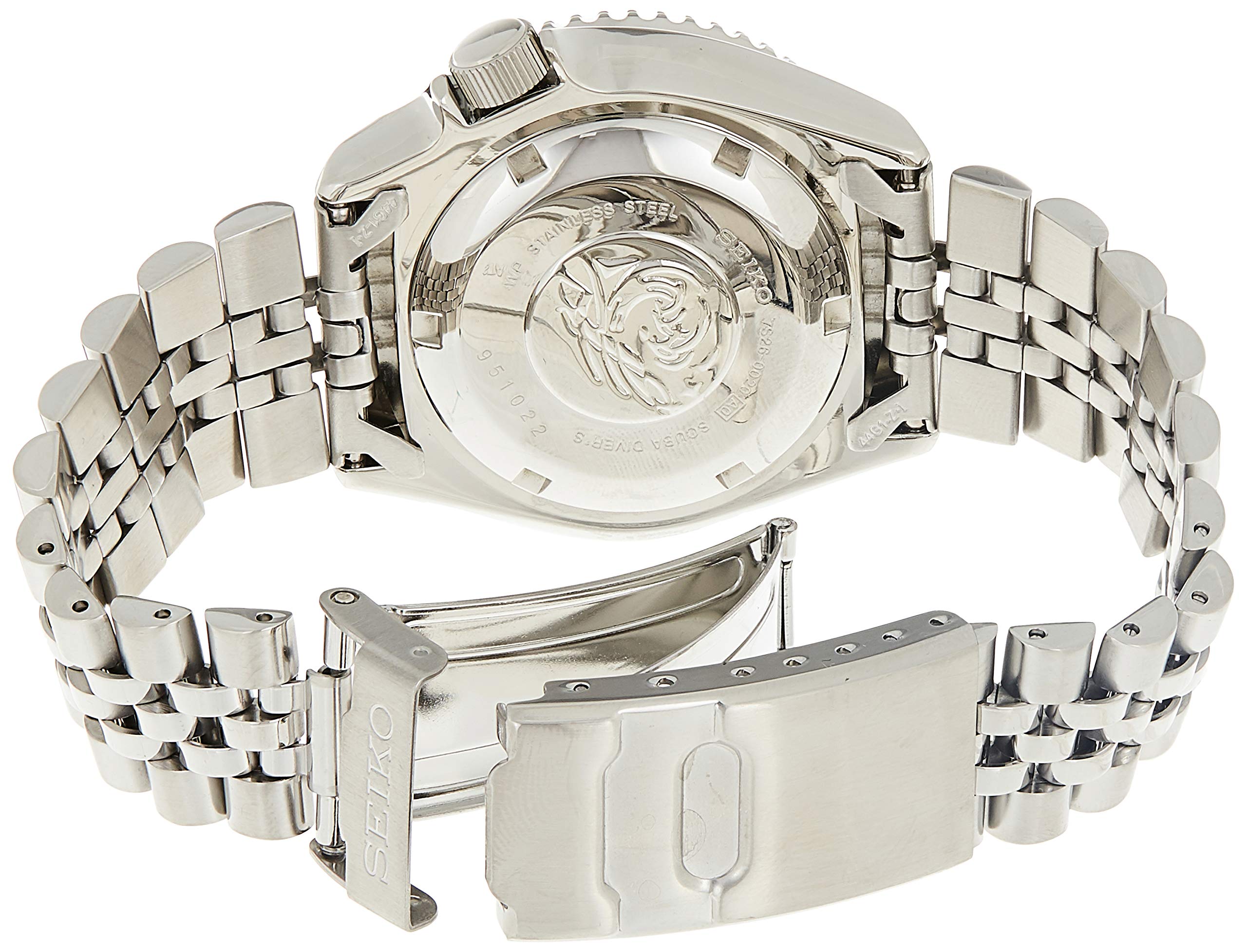 SEIKO Men's SKX009K2 Diver's Analog Automatic Stainless Steel Watch
