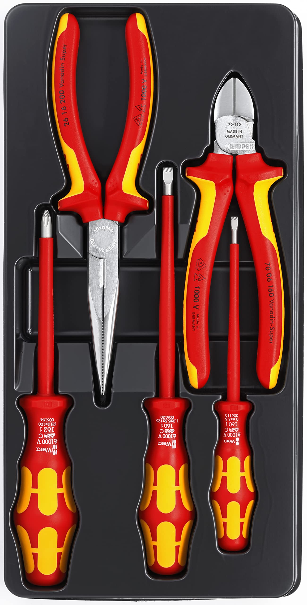Knipex 00 20 13 "VDE" Tool Set (5 Piece)